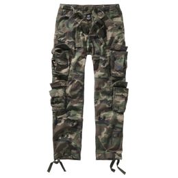 Brandit Herren Stoffhose "Brandit Herren Pure Slim Fit Trouser"woodland, Gr. L, 100% Baumwolle, Hosen