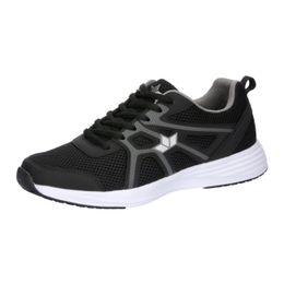 Lico Herren Sneaker "Joggingschuh Bounce", Gr. 43, schwarz, Synthetik, Schuhe