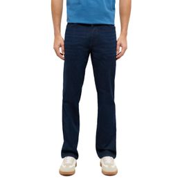 Mustang Herren Straight-Jeans "Herren Style Tramper Straight", blau, Gr. 33, unifarben, Denim/Jeans, 68% Baumwolle, 29% Polyester, 3% Elasthan, Jeans