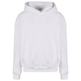 Kapuzenpullover Urban Classics "Urban Classics Ultra Heavy Oversized Hoody", Herren, Gr. M, wei&szlig;, 80% Baumwolle, 20% Polyester, unifarben, normal, ohne Ausschnitt, Pullover Kapuzenpullover