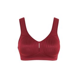 SuSa Damen B&uuml;gelloser BH "Cremona", Gr. 80dunkelrot, Obermaterial: 65% Polyamid, 28% Elasthan, 7% Polyester, BHs, St&uuml;tzfunktion, vorgeformte Cups,