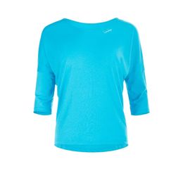 WINSHAPE Damen 3/4-Arm-Shirt "MCS004", blau, Gr. M, 50% Modal, 50% Baumwolle, Shirts, Ultra leicht