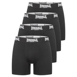 Lonsdale Herren Boxershorts "WEST CHALLOW", Gr. XXL, schwarz, Obermaterial: 95% Baumwolle, 5% Elasthan, Unterhosen
