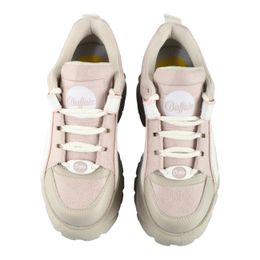 Buffalo Damen Trainingsschuh "Buffalo 1339-14 2.0", Gr. 40taupe, pink, wei&szlig;, Textil, Schuhe