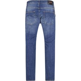 2Y Premium Herren Bequeme Jeans "2Y Premium Herren 2Y Skinny Fit Jeans", blau, Gr. 33, unifarben, 97% Baumwolle, 3% Elasthan, Jeans