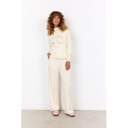 soyaconcept Damen Schlupfhose "SC-BANU 265", beige, Gr. XXL, unifarben, Jersey, Obermaterial: 48% Modal, 48% Polyester, 4% Elasthan, Hosen,