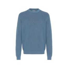 Casual Friday Herren Strickfleece-Pullover "Strickpullover CFIsaksson", blau, Gr. L, Obermaterial: 100% Baumwolle CO., Pullover