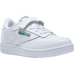 Reebok CLASSIC M&auml;dchen Sneaker "CLUB C SHOES", Gr. 30, wei&szlig;, Leder, Synthetik, Schuhe