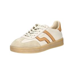 Gant Damen Sneaker "Gant Sneaker Leder", Gr. 41, beige, Leder, Schuhe