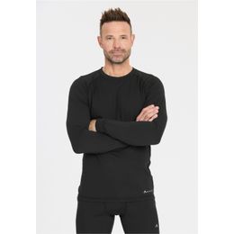 WHISTLER Herren Funktionsshirt "Rodriguez", schwarz, Gr. S, unifarben, 90% Polyester, 10% Elasthan, Shirts, aus atmungsaktivem Material