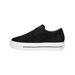 Paul Green Damen Plateausneaker "Paul Green Halbschuhe Leder", Gr. 42schwarz, Leder, Schuhe