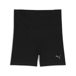 Puma Damen Trainingsshorts "SHAPELUXE Trainingsradlerhose Damen", schwarz, Gr. XL, Obermaterial: 82% Nylon, 18% Elasthan, Hosen