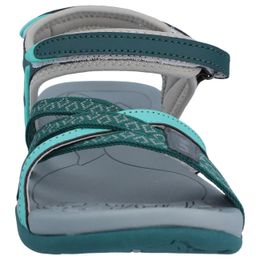 Hi-Tec Damen Sandale "Hi-Tec Sandalen Savanna II", Gr. 38dk moos, wasserwelle, Polyester + Polyurethanband + Multi-Elastan, Schuhe