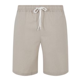 Shorts Urban Classics "Urban Classics Herren Basic Seersucker Shorts", Herren, Gr. M, US-Gr&ouml;&szlig;en, cloud, 100% Baumwolle, unifarben, normal, Hosen Shorts