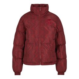 Karl Kani Damen Winterjacke "Karl Kani Og Kani Puffer Jacket"rot, dunkelrot, Gr. L, mehrfarbig, 100% Polyester, Jacken