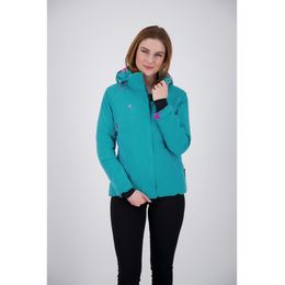 DEPROC Active Damen Winterjacke "CALGARY WINTER Women"t&uuml;rkis, Gr. 40, Web, 75% Polyamid 25% Polyester, Jacken, weiche Skijacke in sportlicher Optik