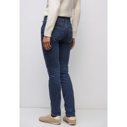 Street One Damen Comfort-fit-Jeans, blau, Gr. 33, unifarben, Jeans, 79% Baumwolle, 15% Polyester, 4% Elastomultiester, 2% Elasthan, Jeans, Middle