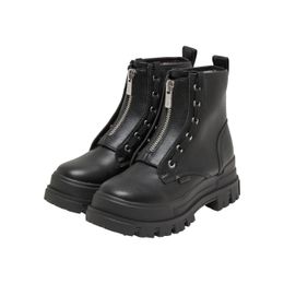 Buffalo Damen Stiefel "Buffalo aspha zip", Gr. 37schwarz, Kunstfaser, unifarben, Schuhe
