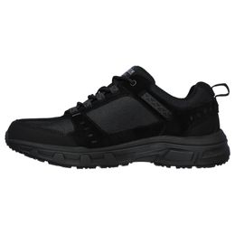 Skechers Herren Sneaker "Oak Canyon", Gr. 45, schwarz, Leder, Textil, Schuhe, mit Memory Foam-Ausstattung, Freizeitschuh, Halbschuh, Schn&uuml;rschuh