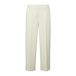 s.Oliver Damen 7/8-Hosebeige, Gr. 42, unifarben, Web, Obermaterial: 74% Polyester, 22% Viskose, 4% Elasthan. Futter: 100% Polyester, Hosen, mit