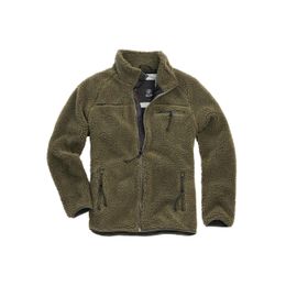 Brandit Herren Allwetterjacke "Brandit Herren Teddyfleece Jacket", gr&uuml;n, Gr. XL, mehrfarbig, 100% Polyester, Jacken