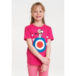 logoshirt M&auml;dchen T-Shirt "Snoopy - Target", pink, Gr. 158, bedruckt, 100% Baumwolle, Shirts, mit lizenziertem Originaldesign
