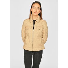 Maze Damen Lederjacke "4202120", beige, Gr. L, Obermaterial: 100% Lammleder; Innenfutter: 100% Polyester, Jacken