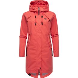Ragwear Damen Jerseymantel "Rejany", lila, Gr. M, Obermaterial: 100% Polyester. Futter: 100% Polyester, M&auml;ntel, Wasserdichter Damen Parka f&uuml;r die