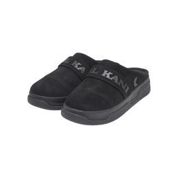 Karl Kani Damen Sandale "Karl Kani Samo Slipper", Gr. 38schwarz, Leder, unifarben, Schuhe