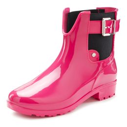 Vivance Damen Gummistiefelette, Gr. 41, pink, Obermaterial: 100% PVC. Decksohle: 100% Textilmaterial. Futter: 100% Textilmaterial. Laufsohle: 100%