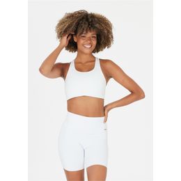 ENDURANCE ATHLECIA ATHLECIA Damen Sport-BH "Myolie", Gr. S, wei&szlig;, 82% Polyester, 18% Elasthan, unifarben, BHs, mit 4-Wege-Stretch und mittlerem Support
