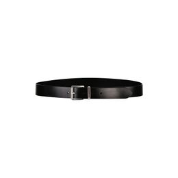Gant Herren H&uuml;ftg&uuml;rtel "G&uuml;rtel LOGO LEATHER BELT 1er Pack", schwarz, Gr. 90, Obermaterial: 100% Rindveloursleder CVL., G&uuml;rtel