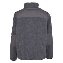 Brandit Herren Allwetterjacke "Brandit Brandit Men Ramble Teddyfleece Jacket", grau, Gr. 4XL, unifarben, 100% Polyester, Jacken