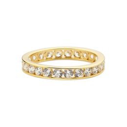 Bruno Banani Damen Fingerring "Schmuck Geschenk Silber 925 Damenring Memoire", 56, Silber 925 (Sterlingsilber), 3,4mm, gold, Silber 925