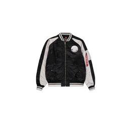 Herren Bomberjacke "Japan Warrior Souvenir Jacket", schwarz, Gr. M, Alpha Industries, Obermaterial: 100% Nylon; Futter: 100% Nylon; F&uuml;llung: 100%