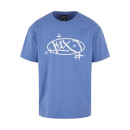 T-Shirt K1x "K1x K1x Stars Logo Tee", Damen, Gr. L, blau, 100% Baumwolle, bedruckt, normal, Rundhals, Shirts T-Shirt