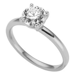 Firetti Damen Goldring "Schmuck Geschenk Gold 333 Vorsteckring Verlobung Solit&auml;r Lab Grown", 19, 1,25 VS = sehr kleine Einschl&uuml;sse, Diamanten