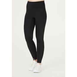 ENDURANCE ATHLECIA ATHLECIA Damen Trainingstights "Franz", schwarz, Gr. 34, unifarben, 72% Polyamid, 28% Elasthan, Hosen, mit gewebest&uuml;tzender Kompressionswirkung