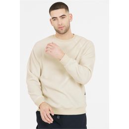 Virtus Herren Sweatshirt "Cade", beige, Gr. XXXL, unifarben, 100% Polyester, Sweatshirts, mit weichem Fleece-Touch