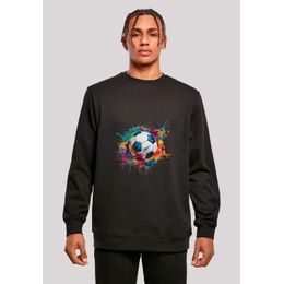 F4NT4STIC Herren Sweatshirt "Bunte Fu&szlig;ball Grafik", schwarz, Gr. XXL, Obermaterial: 50% Baumwolle, 50% Polyester, Sweatshirts, Premium Qualit&auml;t
