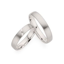 Phoenix PH&Ouml;NIX Damen Trauring "Schmuck Geschenk Silber 925 Trauring Ehering LIEBE versch. Varianten", 65, 0,01 SI = kleine Einschl&uuml;sse mit Brillant, Silber