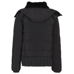 Urban Classics Herren Winterjacke "Urban Classics Puffer Jacket With Detachable Fur Collar", schwarz, Gr. XXL, unifarben, 100% Polyester, Jacken