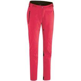 Gonso Damen Fahrradhose "SKARN LIGHT W", pink, Gr. 50, 100% Polyester, Hosen, lange Damen Radhose, Softshell-Hose mit Ventilation am Innenbein