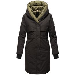 Navahoo Damen Kurzmantel "Snowelf", schwarz, Gr. XS, Obermaterial: 45% Baumwolle, 55% Nylon. Futter: 100% Polyester. Wattierung: 100% Polyester.