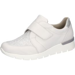 Waldl&auml;ufer WALDL&Auml;UFER Damen Klettschuh "K-RAMONA", Gr. 3,5, silber, Nappaleder, Nubukleder, Textil, kontrastfarbene Details, Schuhe, Komfortschuh, Bequemschuh,