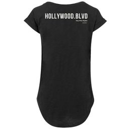 F4NT4STIC Damen T-Shirt "PLUS SIZE Hollywood boulevard", schwarz, Gr. XXL, Obermaterial: 100% Baumwolle, Shirts, Print