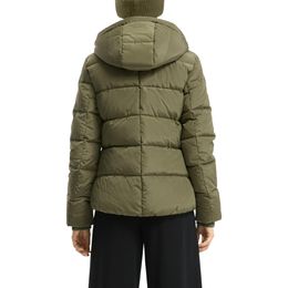 QS Damen Steppjacke, gr&uuml;n, Gr. S, unifarben, Steppware, Obermaterial: 100% Polyester. Futter: 100% Polyester, Jacken, mit Kapuze