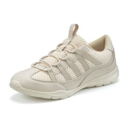 Lascana Damen Sneaker "Freizeitschuh, Halbschuh", Gr. 41, beige, Obermaterial: 50% Lederimitat, 50% Textilmaterial. Decksohle: 100% Textilmaterial.