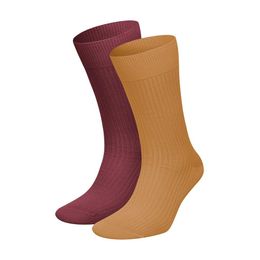 DillySocks Socks female Brown, Red size 41-46