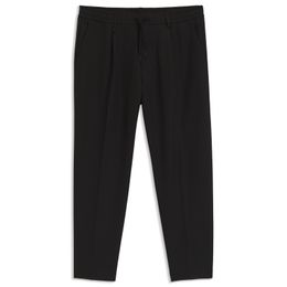 BOSS Green Herren Webhose "T Convert-Pleat", schwarz, Gr. 58, unifarben, Web, Obermaterial: 95% Polyester, 5% Elasthan, Hosen, Tapered-fit mit